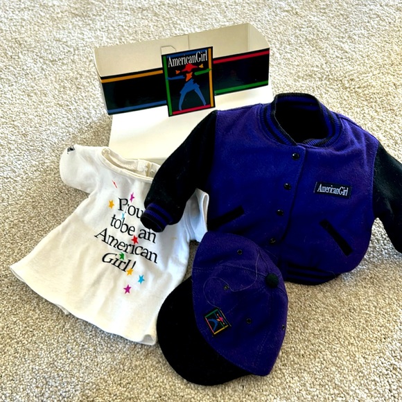 American Girl | Toys | American Girl Jacket Tee Shirt And Ball Cap ...